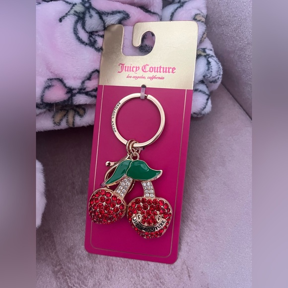 Juicy Couture | Accessories | Juicy Couture Sparkling Cherry Key Holder ...